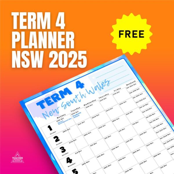 Free School Term Planner - Teacher Professional Development